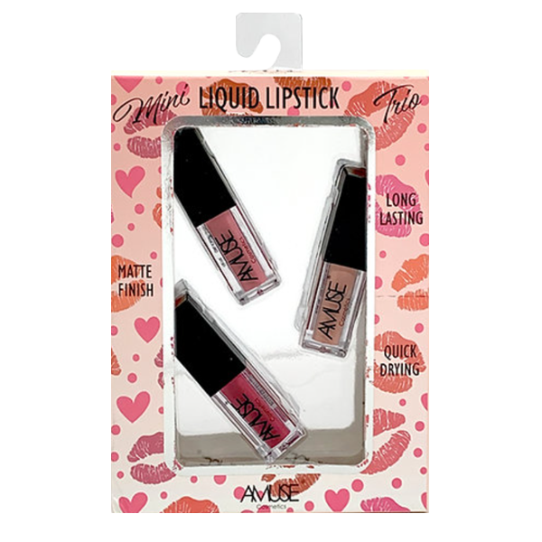 Amuse Mini Liquid Lipstick Trio – cosmeticoslindos