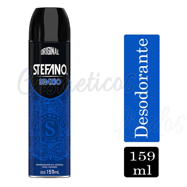 Desodorante Stefano Original Spazio en Aerosol 159 ml – cosmeticoslindos